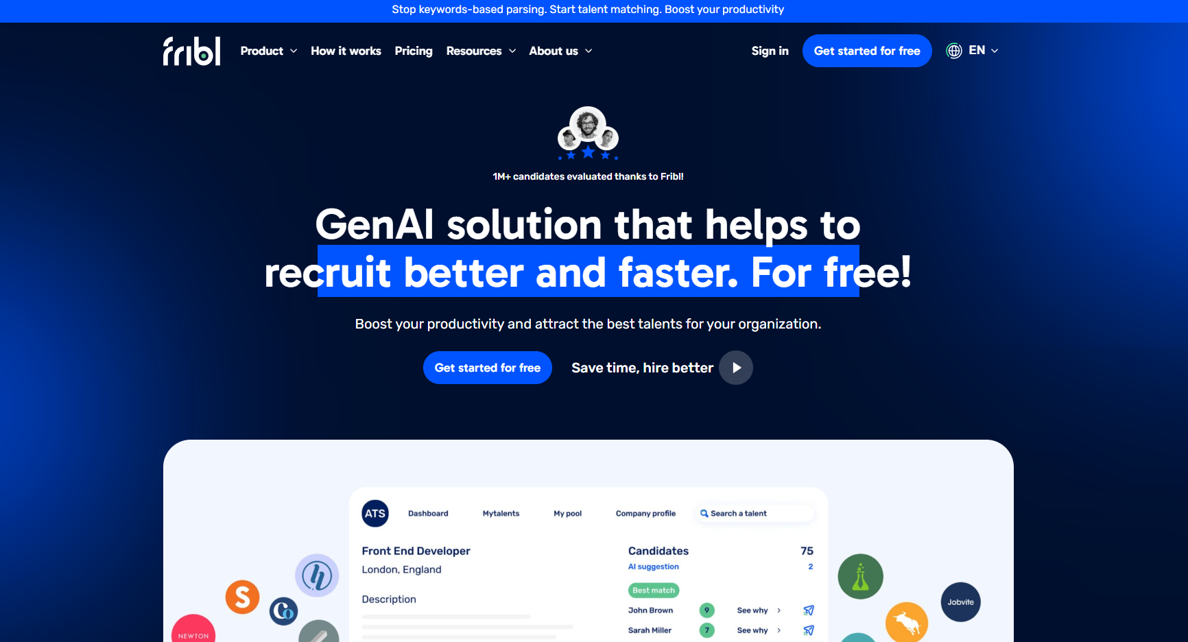 Fribl - L'adéquation des talents basée sur les données